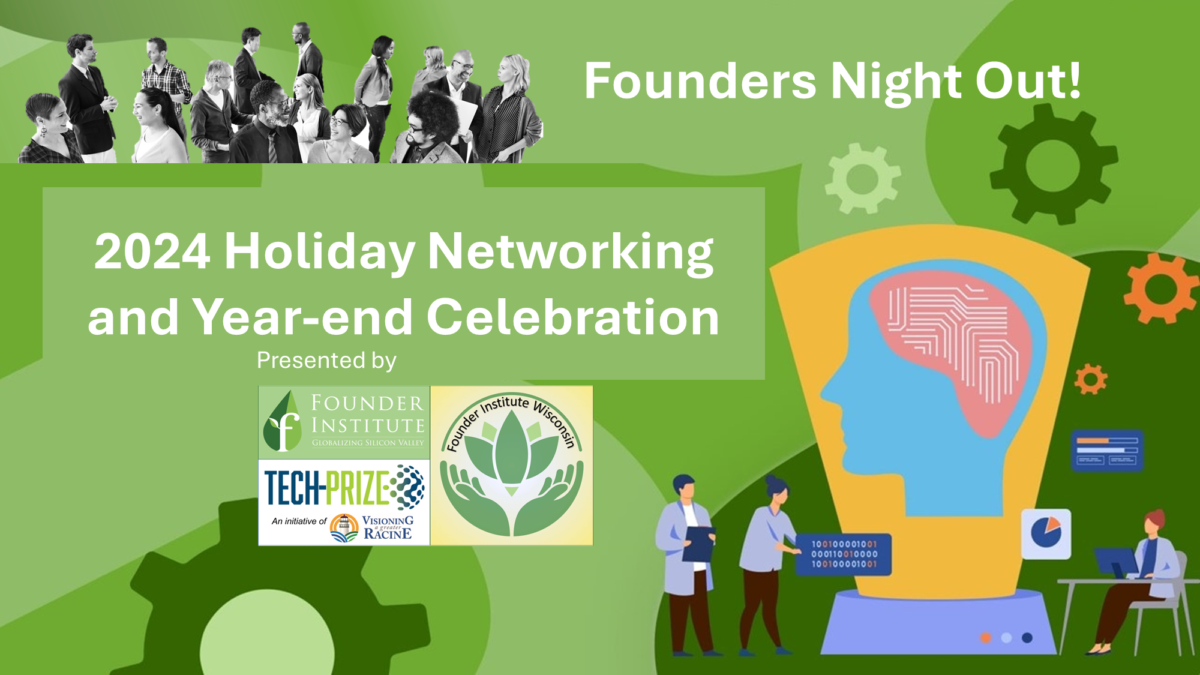 The Founders Night Out - 2024 Holiday Networking Event - TechPrize